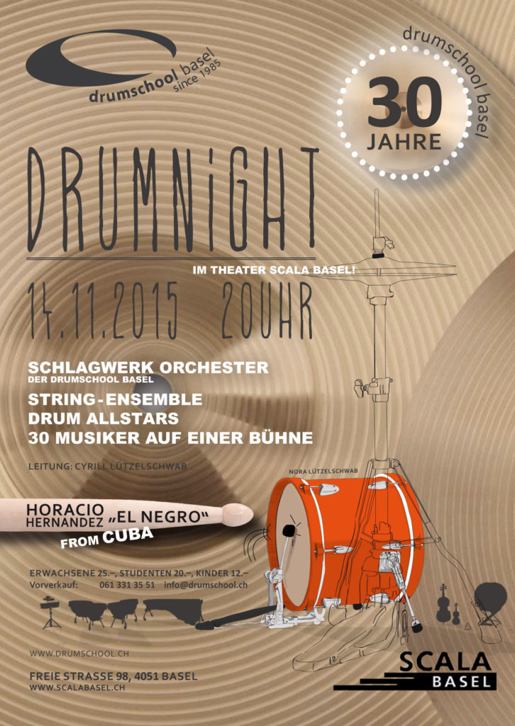 Drumnight, Theater Scala, Basel – Drumschool